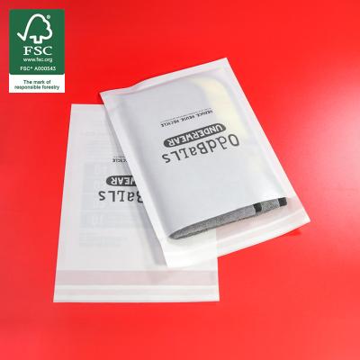 China Premium Glassine Wax Bags for Clothing Packaging - ±0.25 Inch Custom Sizing with 100% Renewable Materials for sale