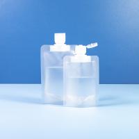 China Multi-Use Transparent Spout Pouch Packaging 30ml-100ml Capacity with 2-6mil Thickness for Food and Beverages for sale