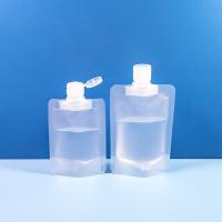 China Multi-Use Transparent Spout Pouch Packaging 30ml-100ml Capacity with 2-6mil Thickness for Food and Beverages for sale