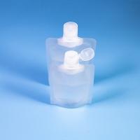 China Stand Up Liquid Spout Pouch 30ml-100ml Capacity with Leak-Proof Flip-Top and 100% Recycled Materials for sale