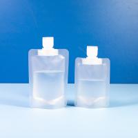 China Multi-Use Transparent Spout Pouch Packaging 30ml-100ml Capacity with 2-6mil Thickness for Food and Beverages for sale