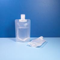 China Stand Up Liquid Spout Pouch 30ml-100ml Capacity with Leak-Proof Flip-Top and 100% Recycled Materials for sale