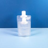 China Stand Up Liquid Spout Pouch 30ml-100ml Capacity with Leak-Proof Flip-Top and 100% Recycled Materials for sale