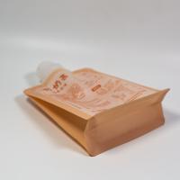 China Custom Printed Stand Up Spout Pouch 100ml 1L Food Grade PET PE LLDPE Juice Packaging Bag for sale