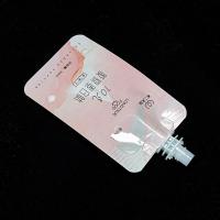 China Custom Printed Stand Up Spout Pouch 200ml to 1L High Barrier Liquid Packaging for sale
