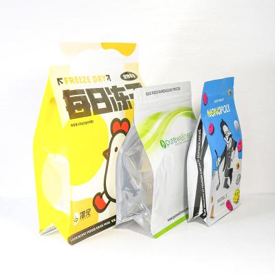 China Custom Logo Food Grade Ziplock Packaging Bags - 28g to 20kg Capacity, Flat Bottom & 8 Side Seal Design for sale