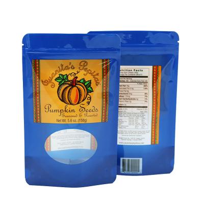 China Custom Nut Food Packaging Bags - 50-200 Micron Thickness Stand Up Zipper Bags with Gravure Printing for sale