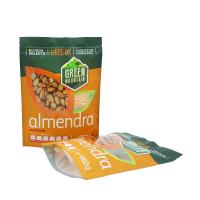 China Custom Nut Packaging Bags 4-12 Mils Thickness with Zipper Closure and Full-Color Printing Options for sale