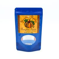 China Custom Nut Food Packaging Bags 4-10 Mils Thickness with Zipper Closure and Full-Color Printing for sale
