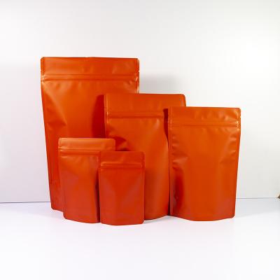 China Custom Food Stand-Up Bags 4-12 Mils Thickness with Transparent Window and Zipper Lock for sale