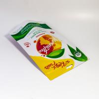 China Custom PET Aluminized Zipper Bag for Food Packaging 100g Dried Mango Snack Bag for sale