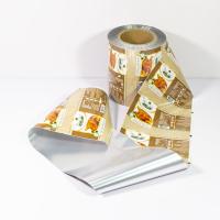 China Custom Logo Mylar Aluminum Foil Packaging Film Roll 100-1000mm Width 1000m-2000m Length for Automatic Machines for sale