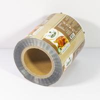 China Custom Logo Mylar Aluminum Foil Packaging Film Roll 100-1000mm Width 1000m-2000m Length for Automatic Machines for sale
