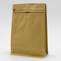 China Freshness-Preserving Valve Function Eight Sides Sealed Plastic Coffee Bag for Fresh Coffee Beans for sale