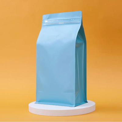 China Custom Coffee Bags with Degassing Valve & Zipper Lock - 5000pcs MOQ, PET/AL/PE Material, Eight-Side Seal Packaging for sale