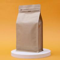 China Custom Coffee Bags with Degassing Valve & Zipper Lock - 5000pcs MOQ, PET/AL/PE Material, Eight-Side Seal Packaging for sale