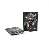 China Custom Child-Proof Mylar Ziplock Pouches - Black Bulk Packaging with Custom Sizes and Printing Options for sale