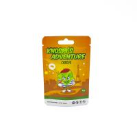 China Custom Logo Mylar Printed Odor Resistant Zipper Bags Food Grade Packaging 0.1mm Thick for sale