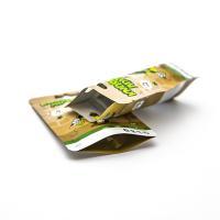 China Custom Logo Smell Proof Stand Up Pouch with Zip Lock Food Grade 100 Pcs MOQ for Cigar Shisha Tobacco for sale