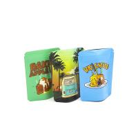 China Custom Printed Child Resistant Smell Proof Mylar Bags 1g 3.5g 7g 14g 28g 1oz for sale