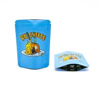 China Customizable Fruity Scented Standing Zipper Mylar Bag for Cigars Tobacco Resealable 100 PCS for sale