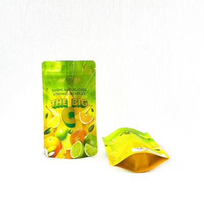 China Mylar Ziplock Stand Up Bags with Clear Window Matte Moisture Proof BRC GRS for Tea Coffee Packaging for sale