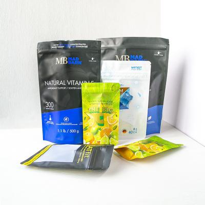 China Custom Printed Zipper Lock Food Packaging Pouches 6x8 8x10 9x12 with Window 60-200 Micron for sale
