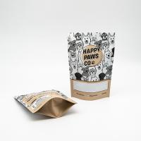 China Custom Biodegradable Mylar Stand Up Pouch with Zipper 280mic 320mic for Pet Food Coffee Snacks for sale