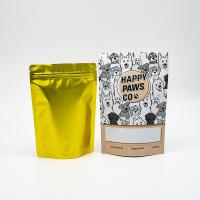 China Custom Flat Bottom Ziplock Bags 10x8 10x5 10x13 Resealable Stand Up Plastic Food Pouch for sale