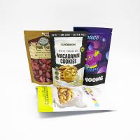 China Custom Stand Up Zipper Pouch For Nut Food Supporting Open Window for sale