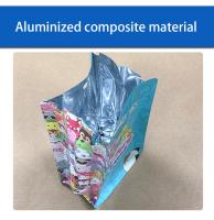 China Custom Resealable Square Bottom Bags 100g Food Grade Composite Laminated Packaging for sale