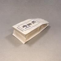 China Custom Matte Plastic Stand Up Pouch Bag with Zipper Flat Bottom for Food Snacks Tea Coffee 100g for sale