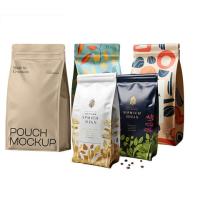 China Eight Side Seal Coffee Bags with Valve and Zipper 125g to 1000g Custom Sizes for sale