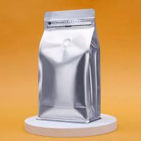 China Eight Side Seal Coffee Bags with Valve and Zipper 125g to 1000g Custom Sizes for sale