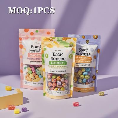China Custom Logo Child Resistant Mylar Bags 3 Side Sealed Stand Up Pouch with Zip Lock for Tobacco Packaging for sale