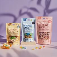 China Custom Printed 3.5G Stand Up Pouches Resealable Ziplock Mylar Bags Eco Friendly Food Packaging for sale