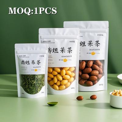 China Custom Zip Lock Frosted Smell Proof Stand Up Pouch Mylar Bags 100g 200g Food Packaging for sale