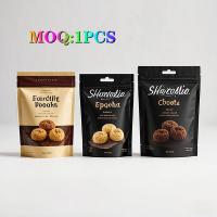 China Food Grade Custom Stand Up Pouch with Resealable Zip Lock for Tea Coffee Candy Snack Packaging 100g for sale