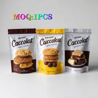 China Aluminum Foil Stand Up Pouch Matte Finish Custom Shape Food Packaging Bag 100g 200g for sale