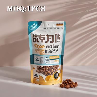 China Custom Logo Printed Biodegradable Nylon Polyethylene Food Bag for Bread Sandwich Cookie Snacks 100pcs for sale