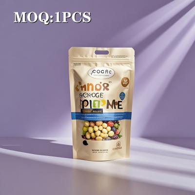 China Custom Thickness Food Grade Stand Up Pouch 100g Moisture Proof for Gummy and M Bean Packaging for sale