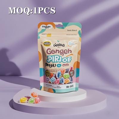 China Eco-Friendly Mylar Stand Up Pouches for Food Packaging Customizable with Logo 100g for sale