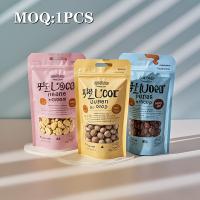 China Biodegradable Stand-up Pouch with Ziplock for Nuts Grains Beans 500g Food Packaging for sale