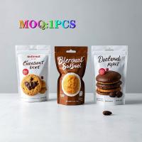China Custom Odor-Blocking Plastic Pouches with Zipper for Baklava Cookies Snacks 100x150mm for sale