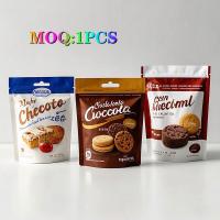 China Custom Odor-Blocking Plastic Pouches with Zipper for Baklava Cookies Snacks 100x150mm for sale