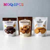 China Custom Printed Stand Up Pouch Packaging Laminated Food Grade Plastic Snack Bags 100g 200g for sale