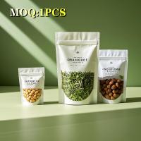 China Custom Logo Printed Doypack Stand Up Pouch 100g 200g Aluminum Foil Mylar Bag for Dried Fruit Snacks for sale