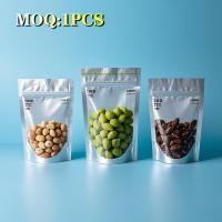 China Custom Printed 250g 500g Food Grade Stand Up Pouches with Resealable Zipper for Tea Coffee Packaging for sale