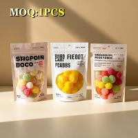 China Custom Printed Reusable Plastic Stand Up Mylar Bags with Zipper for Fruit Snack Candy Packaging for sale