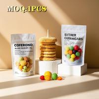 China Custom Printed Reusable Plastic Stand Up Mylar Bags with Zipper for Fruit Snack Candy Packaging for sale